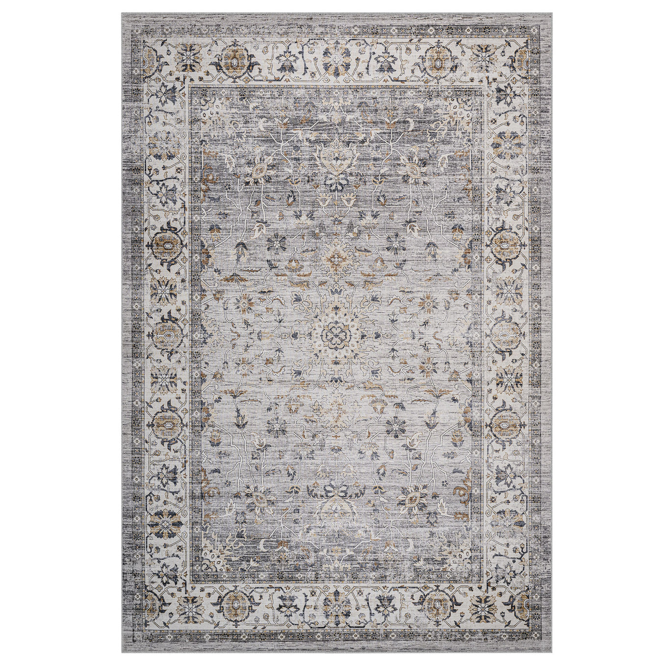 Tokyo Rugs Collection – Brown Contemporary Printed Polyester Rugs ...